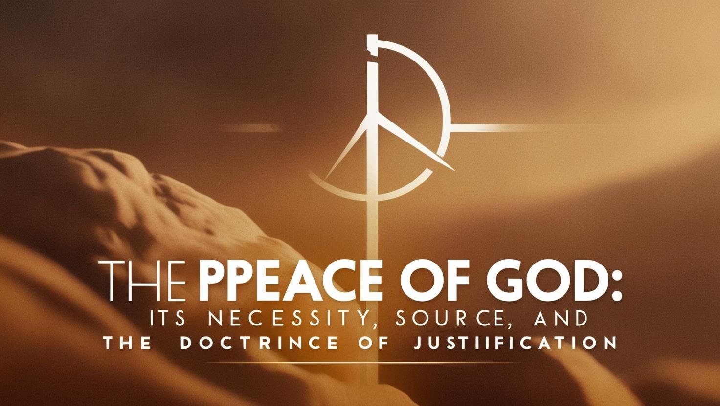 The Peace of God: Doctrine of Justification - Life & Scripture